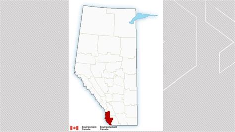 Snowfall Warning In Effect For Parts Of Southwestern Alberta
