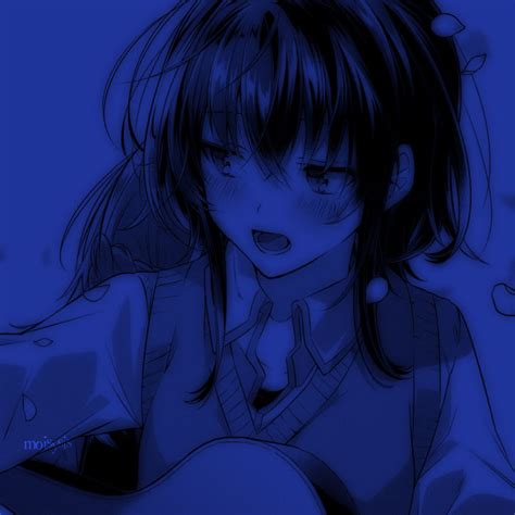 ﾟﾟ･･ﾟﾟ･｡ Blue Anime Blue Aesthetic Dark Aesthetic Anime