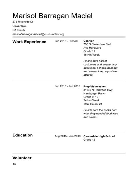 Senior Portfolio Pdf