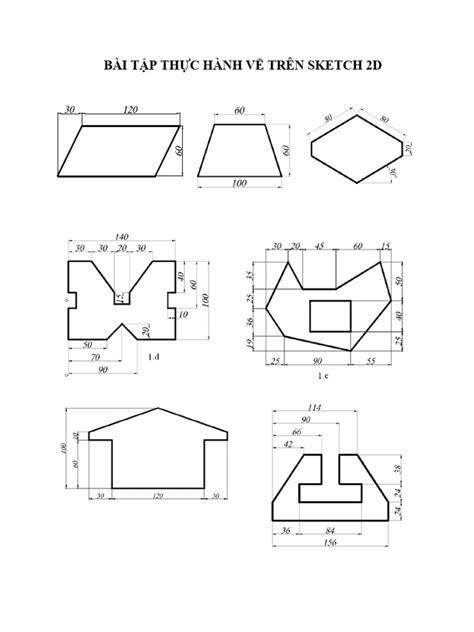 BÀi TẬp ThỰc HÀnh VẼ TrÊn Sketch 2d Pdf
