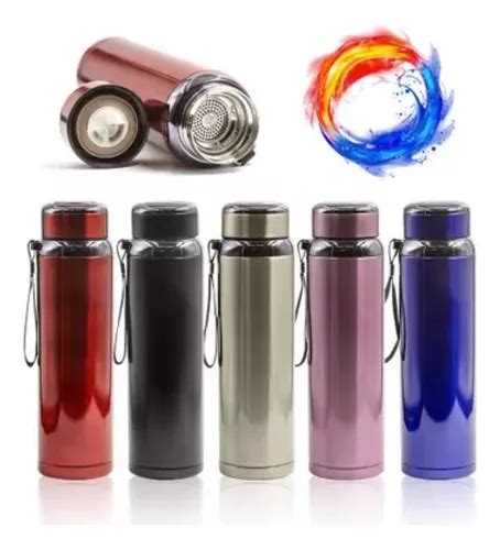 Garrafa Térmica 800ml Copo Isolamento Duplo Quente Frio MercadoLivre