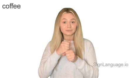 Coffee In ASL Example 5 American Sign Language