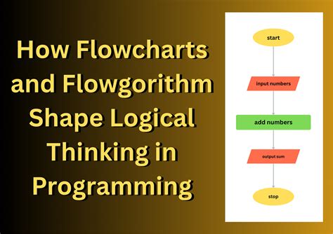 Lowchathow Flowcharts And Flowgorithm Shape Logical Thinking In Programming By Habibsehani