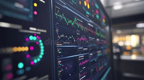 A Detailed Closeup Of Predictive Analytics Software Showing Anomalies