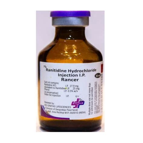 Ranitidin Hcl 25mg Ammpules Non Prescription At Best Price In Navi Mumbai