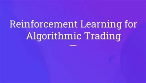 Combining Reinforcement Learning With Quantitative Strategies