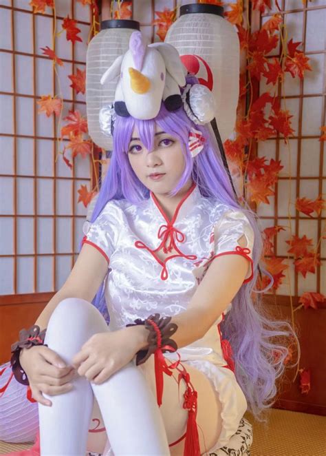 碧蓝航线独角兽旗袍cos