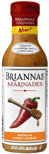Briannas® 12 Fl Oz Sriracha Honey Ginger Marinade Kitchn