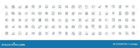 Raid Storage Line Icon Outline Symbol Vector Illustration Concept