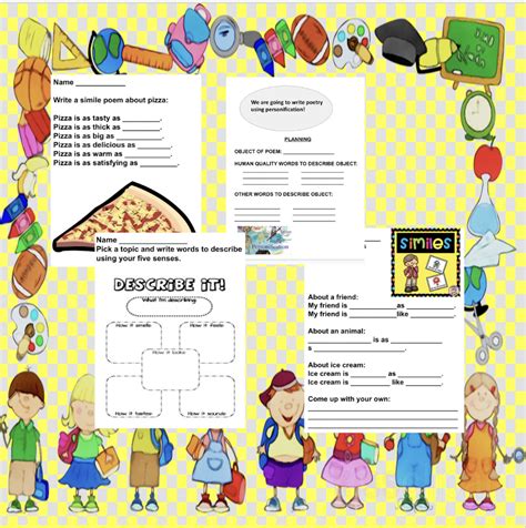 Teaching Figurative Language Unit Plan For Primary Grades Made By