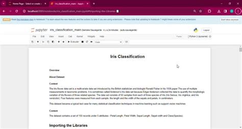 Completed My Third Task At Codsoft Iris Flower Classification Oumaima Moujib Posted On The