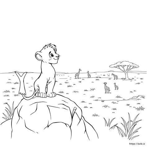 Simba Boyama Sayfası