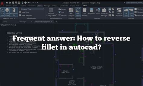 Frequent Answer How To Reverse Fillet In Autocad