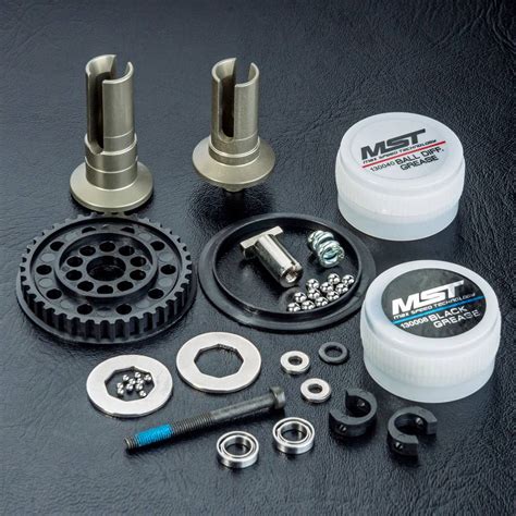 MST 210431 RMX Aluminium Ball Differential Set Drifted