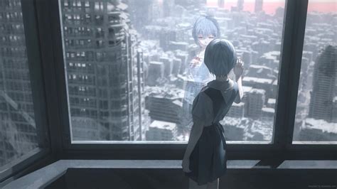 Rei Ayanami Computer Wallpapers Wallpaper Cave