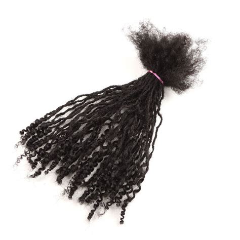 GODESS Interloc Curl Microloc Extensions 100 Human Hai Handmade 10 400 Locs Per Bundle Etsy