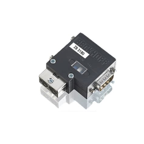 Zb3180 9 Pin D Sub Connector Rs232 Rs485 With Switchable Termination Resistor Beckhoff