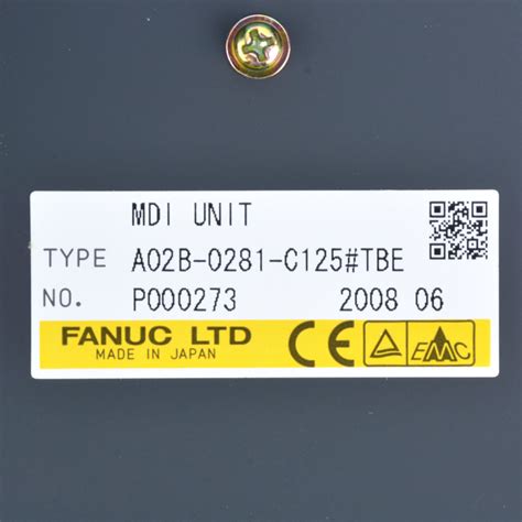 Fanuc Keyboard A02b 0281 C125 Tbe Fanuc Spare Parts Mdi Unit