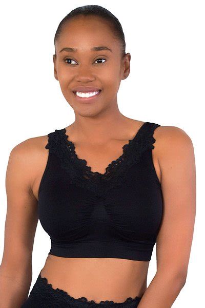 Rhonda Shear Lace Trim Ahh Bra 9217 Womens Shapewear And Lingerie