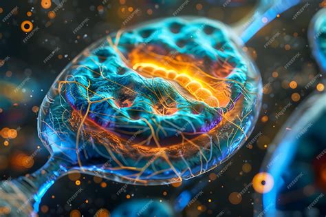 Intricate Visualization of Neurons and Synapses in a Colorful Neural Network | Premium AI ...
