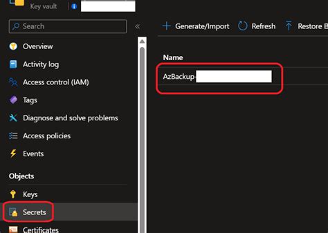 Azure You Can Now Save And Manage Mars Agent Passphrase In Key Vault Preview