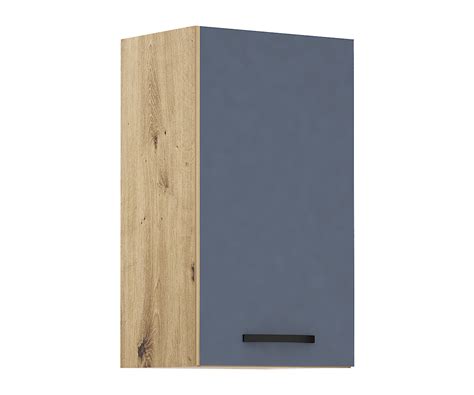 Кухненски горен шкаф Лорен G69 45 см Mdf Син мат Артизан Мебели Венус