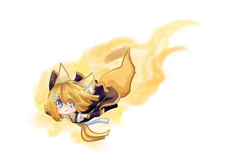 Kagamine Rin The Celestial Fox By Kuro The Ninja Redbubble