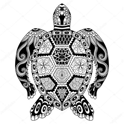 Turtle Shell Pattern Drawing