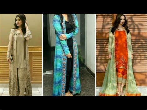 Latest Long Shrug Design Kurti With Long Shrug Design Long Net