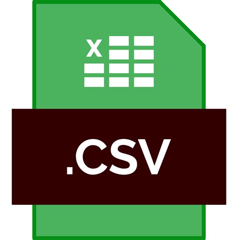 Csv File Extension Icon Fill Crisp Corners With Symbol 66499663 Png