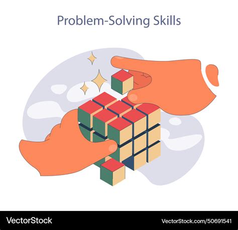 Problem Solving Skills Royalty Free Vector Image