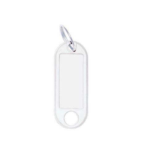 Wedo Schlüsselanhänger Wedo® 262 Schlüsselanhänger Mit Ring Weiß 10er P