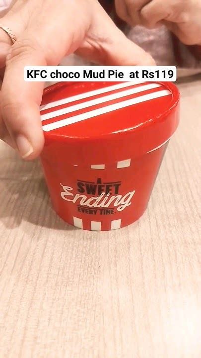 🍫kfc Choco Mud Pie 🍧😍🍫 Shortsfeed Shorts Chocomudpie Kfc Youtube