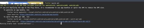 Flutter Apk最简单的瘦身方式通过评论区大神的留言，我发现我之前打包的想法是有很大的问题。 我之前是觉得一个ap 掘金