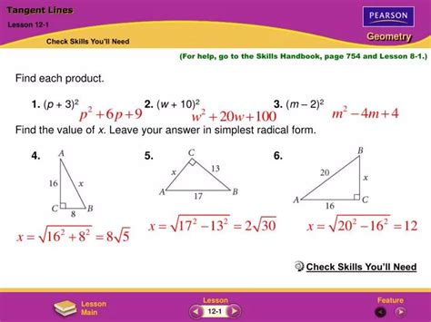 Ppt Tangent Lines Powerpoint Presentation Free Download Id4670029