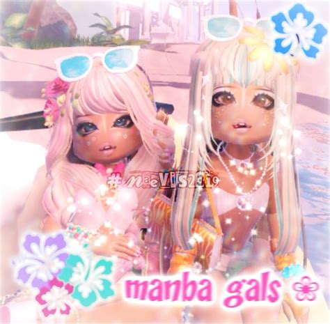 ミ★ Royale High Matching Summer Manba Gyaru Gal Outfit Ideas Edit In