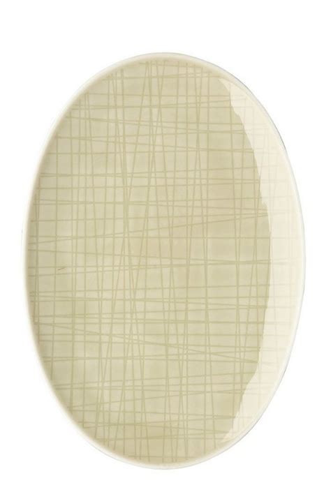 Rosenthal Servierplatte Mesh Colours Cream Platte 25 Cm Porzellan