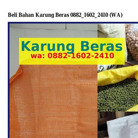 Beli Bahan Karung Beras Pdf Docdroid