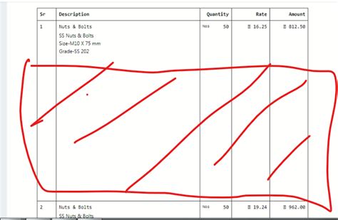 Too Much Space In Columns When We Preview The Print Formats ERPNext Frappe Forum