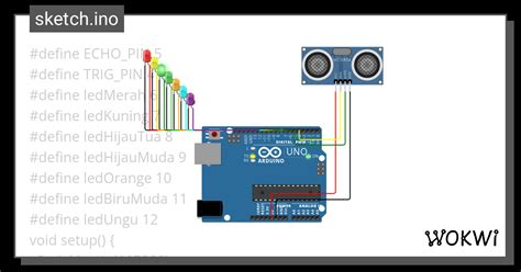 Deteksi Banjir Cui Wokwi Esp32 Stm32 Arduino Simulator