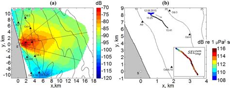 For Pile Driving An Example Of A Spatial Distribution Of The Median Download Scientific