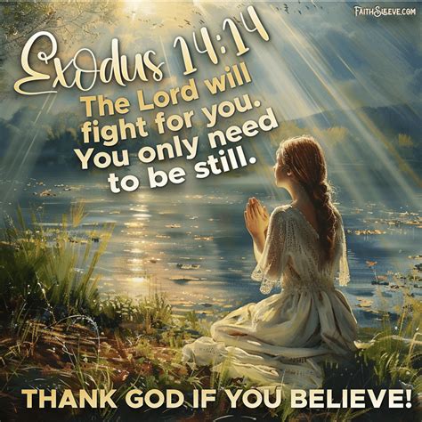 Exodus 1414 Bible Verse The Lord Will Fight For You Rbibleart