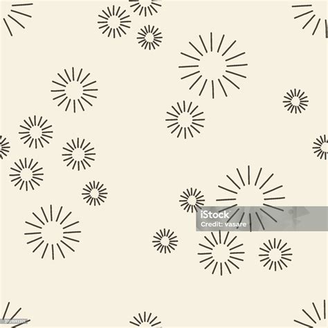 가볍고 중립적인 배경에 흩어져 있는 방사형 별모양 모양의 미니멀리스트 이음매 없는 패턴 균형에 대한 스톡 벡터 아트 및 기타 이미지 균형 기하 도형 놀이 Istock