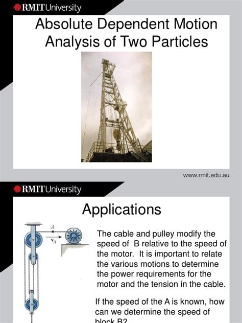 Absolute Dependent Motion Notes Pdf Euclidean Vector Kinematics