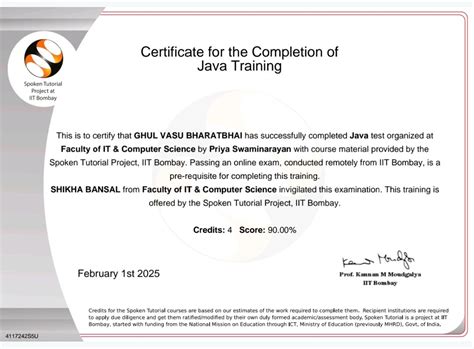 Ghul Vasu On Linkedin Java Iitbombay Spokentutorial Learning