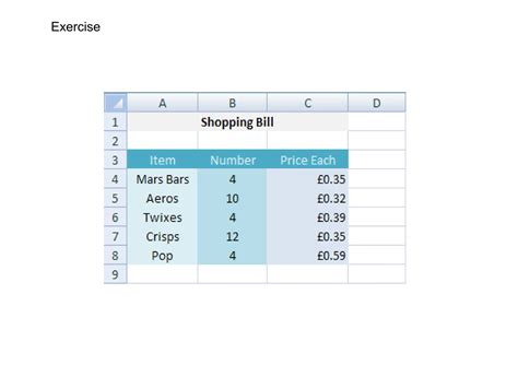 introduction to excel for beginners ppt