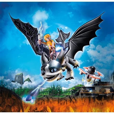 Playmobil Dragons Set 71081 The Nine Realms Thunder And Tom Figuren