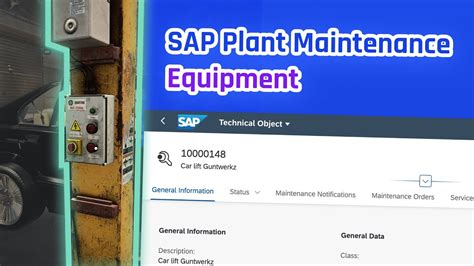 sap pm eam tutorial equipment real example sap erp tutorial videos