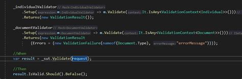 Different Behavior Of Test Validate On Unit Tests Issue FluentValidation