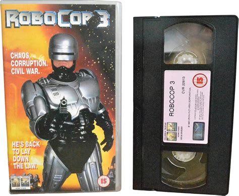 Robocop 3 [vhs] Uk Robert Burke Nancy Allen Rip Torn